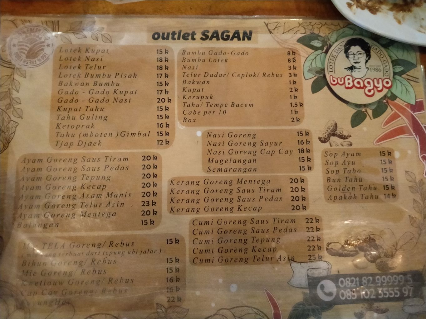 Vegetarian Food in Indonesia: the best Lotek - TaleTravels